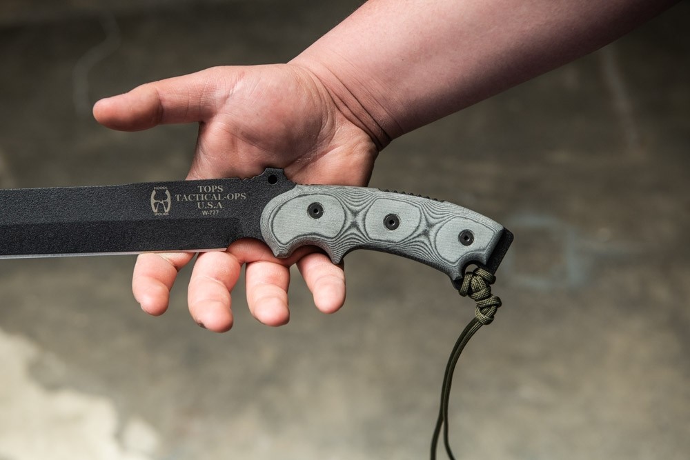 Anaconda Tanto Point Knife - TOPS Knives Tactical OPS USA