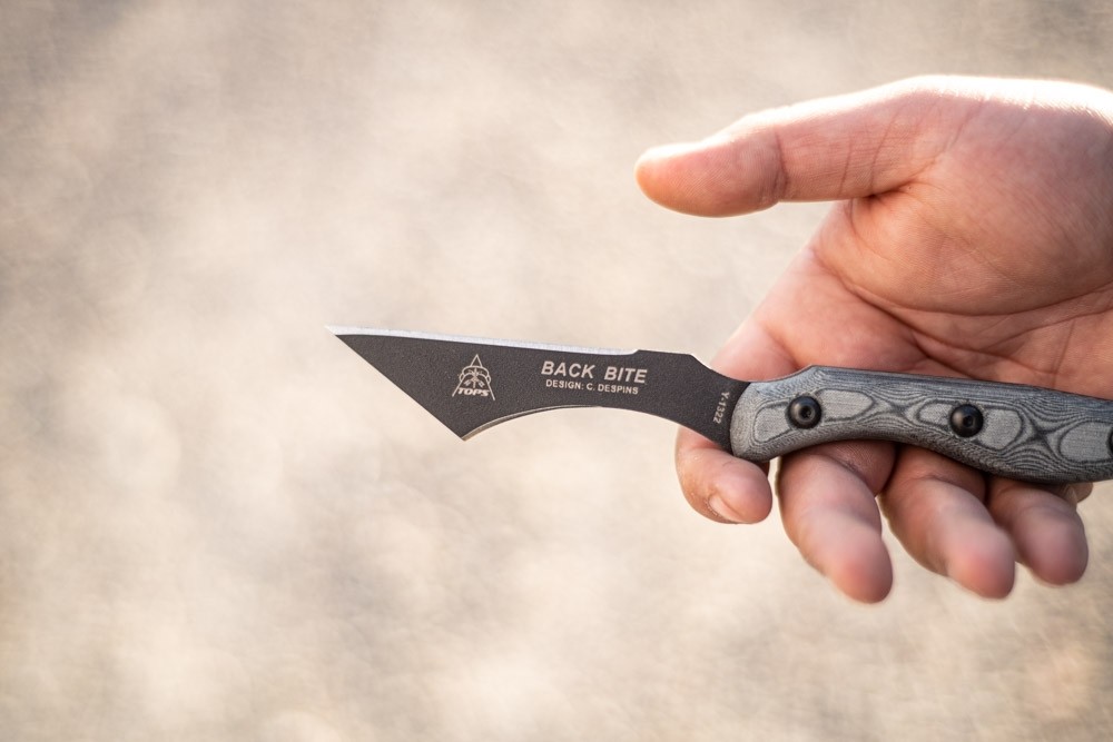Back Bite Knife C. Despins - TOPS Knives Tactical OPS USA