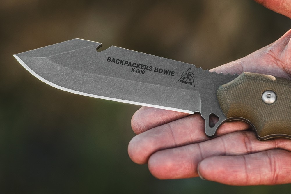 Backpacker's Bowie Knife - TOPS Knives Tactical OPS USA