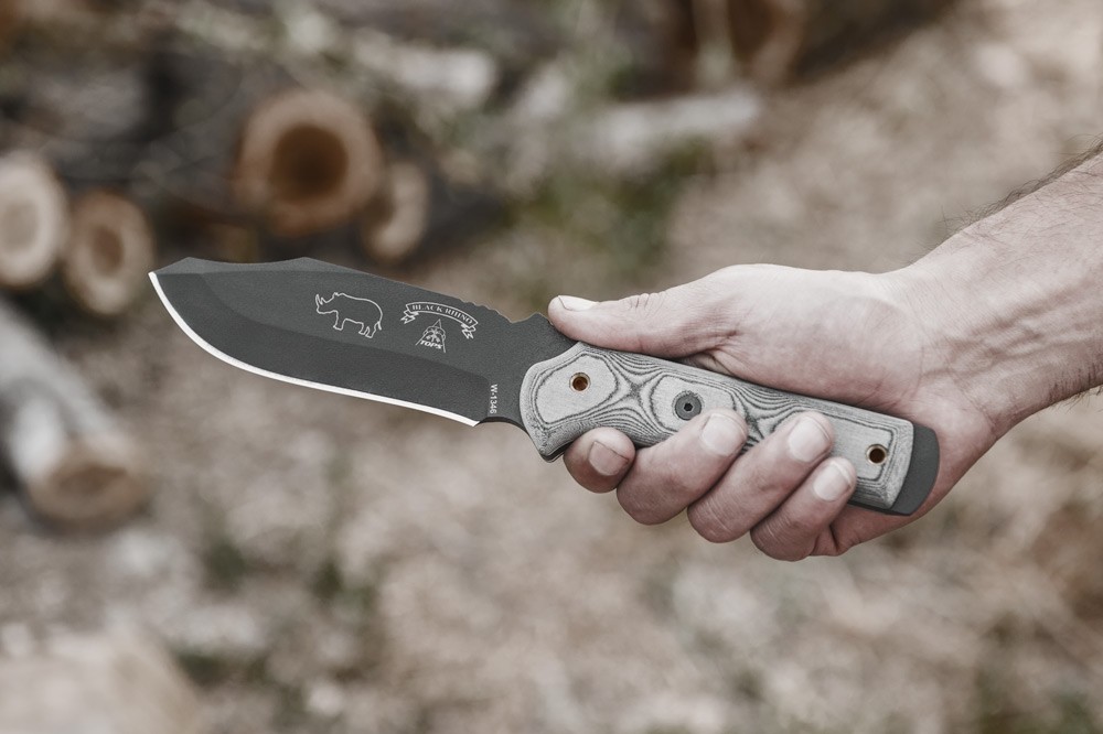 Black Rhino Knife - TOPS Knives Tactical OPS USA