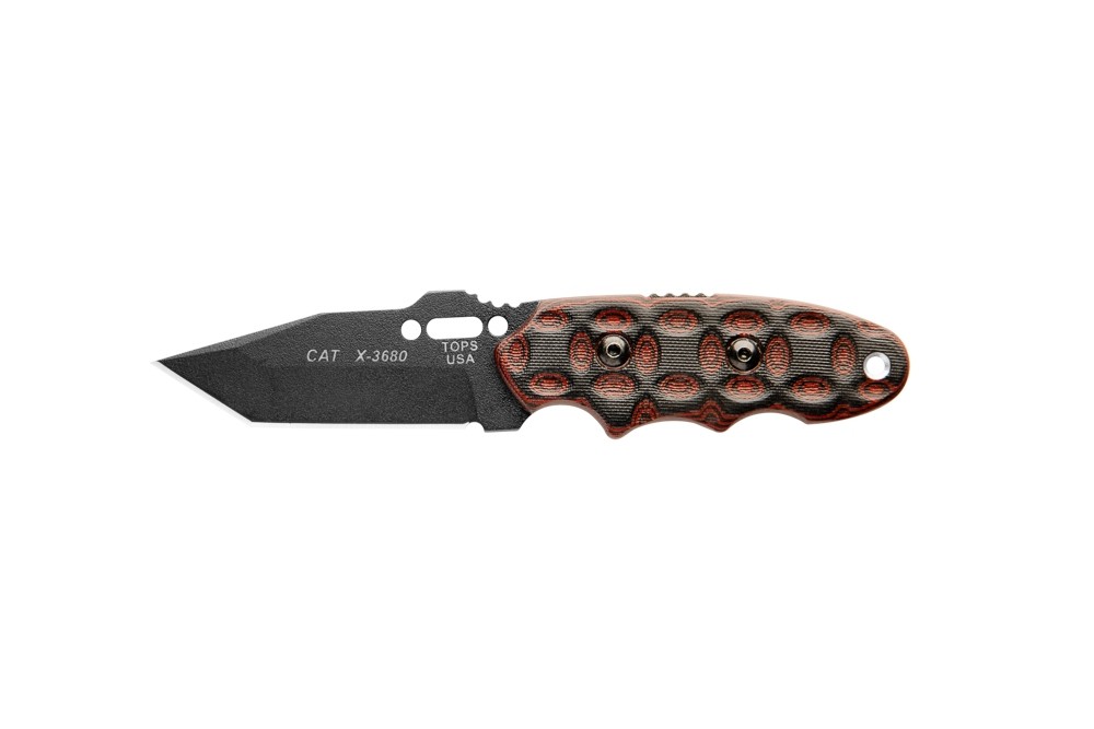 C.A.T. 203 Rocky Mountain Bull's-eye Scales Knife - TOPS Knives ...