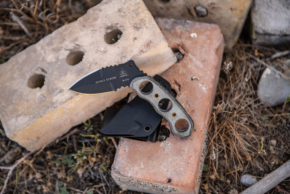 Devil's Elbow XL Knife - TOPS Knives Tactical OPS USA