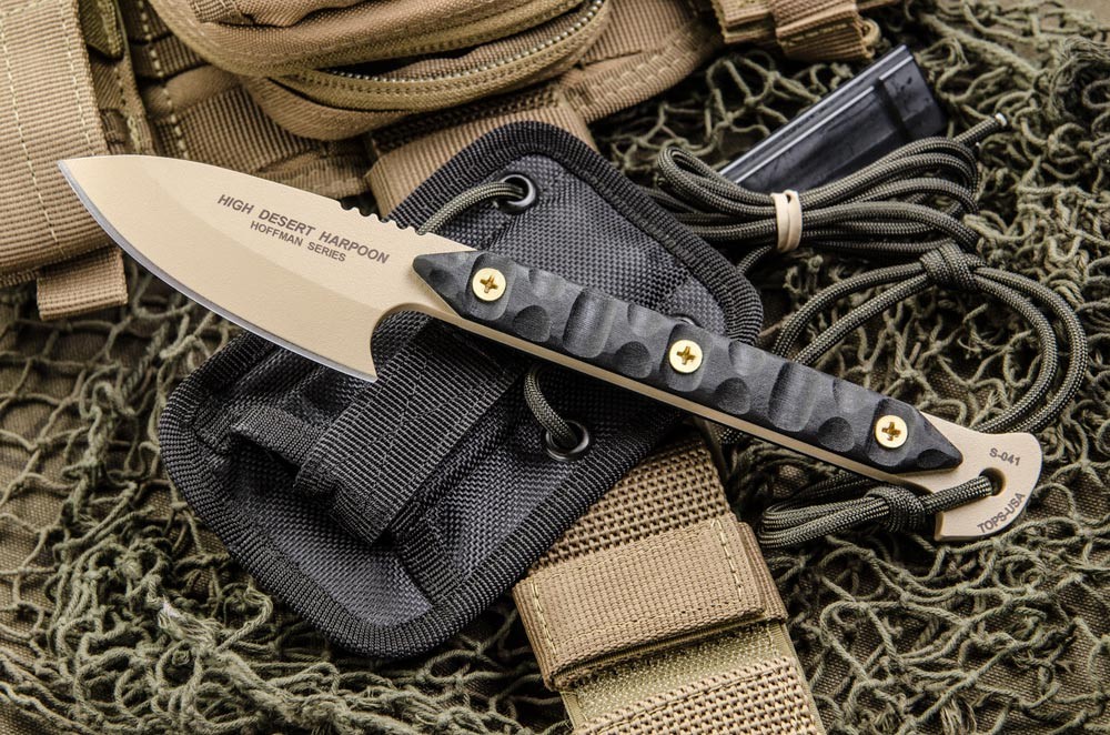 High Desert Harpoon Knife - TOPS Knives Tactical OPS USA
