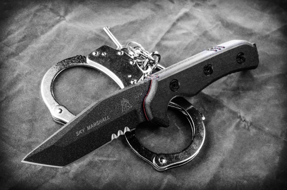Sky Marhall Tanto Point Knife - TOPS Knives Tactical OPS USA