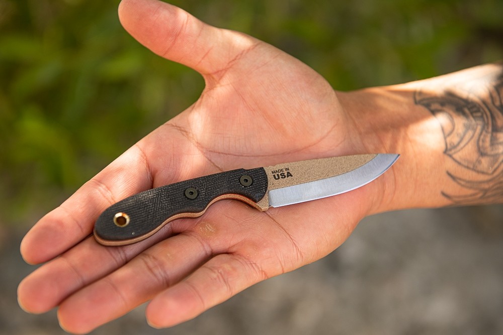 Mini Scandi Survival Knife - TOPS Knives Tactical OPS USA
