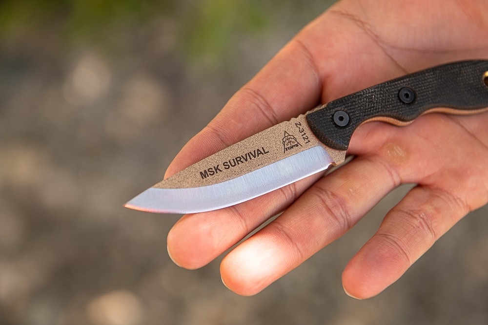 Mini Scandi Survival Knife - TOPS Knives Tactical OPS USA