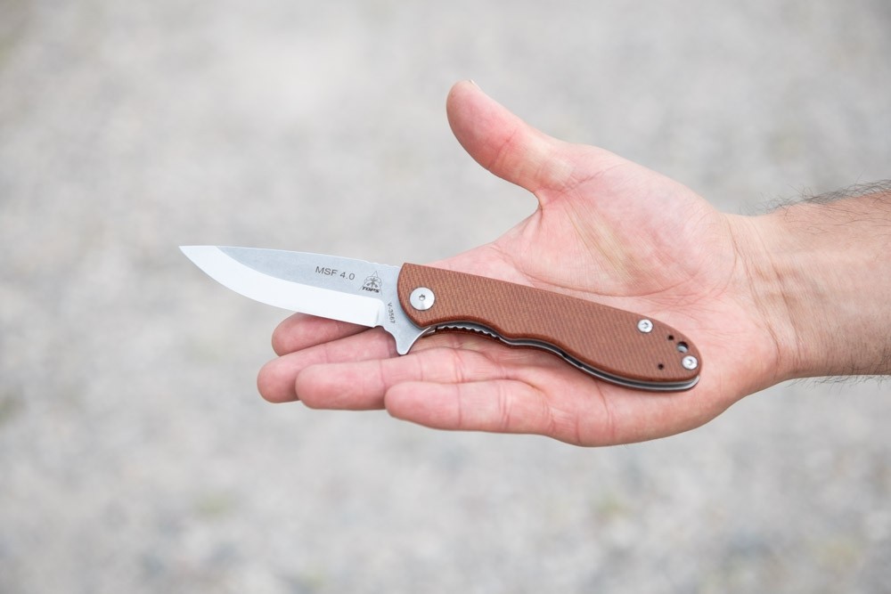 Mini Scandi Folder 4.0 Knife - TOPS Knives Tactical OPS USA