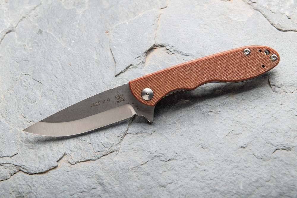 Mini Scandi Folder 4.0 Knife - TOPS Knives Tactical OPS USA