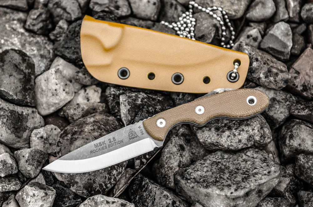 Mini Scandi Rockies Edition Knife - TOPS Knives Tactical OPS USA