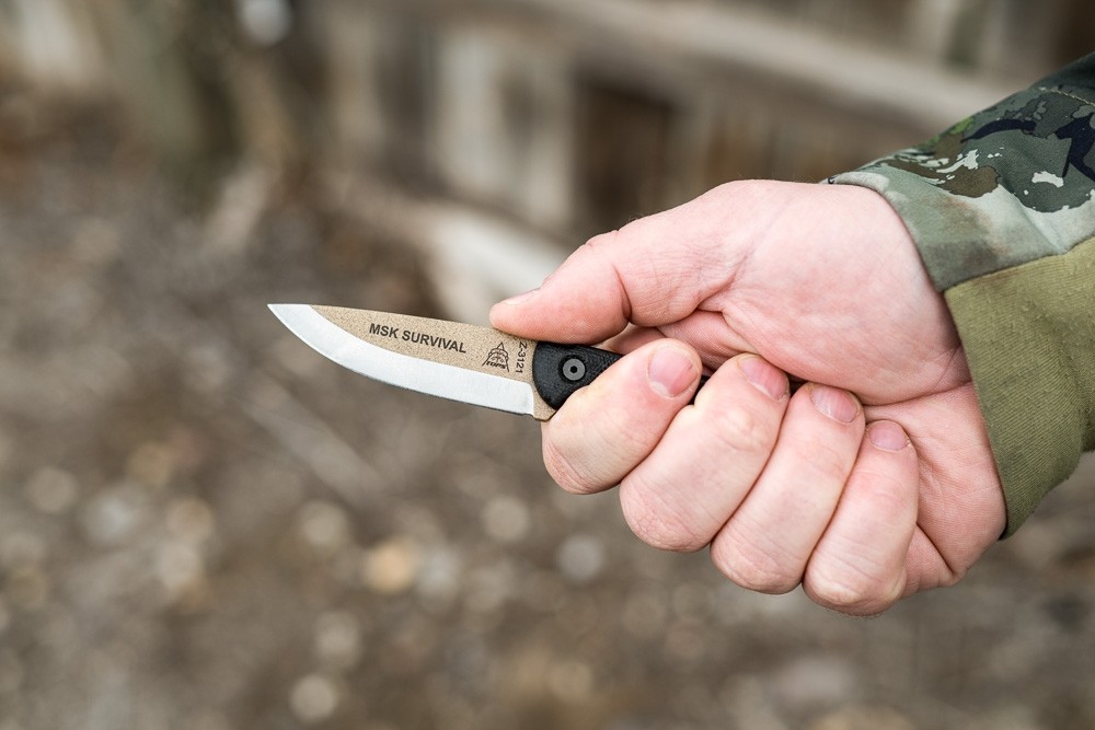 Mini Scandi Survival Knife - TOPS Knives Tactical OPS USA