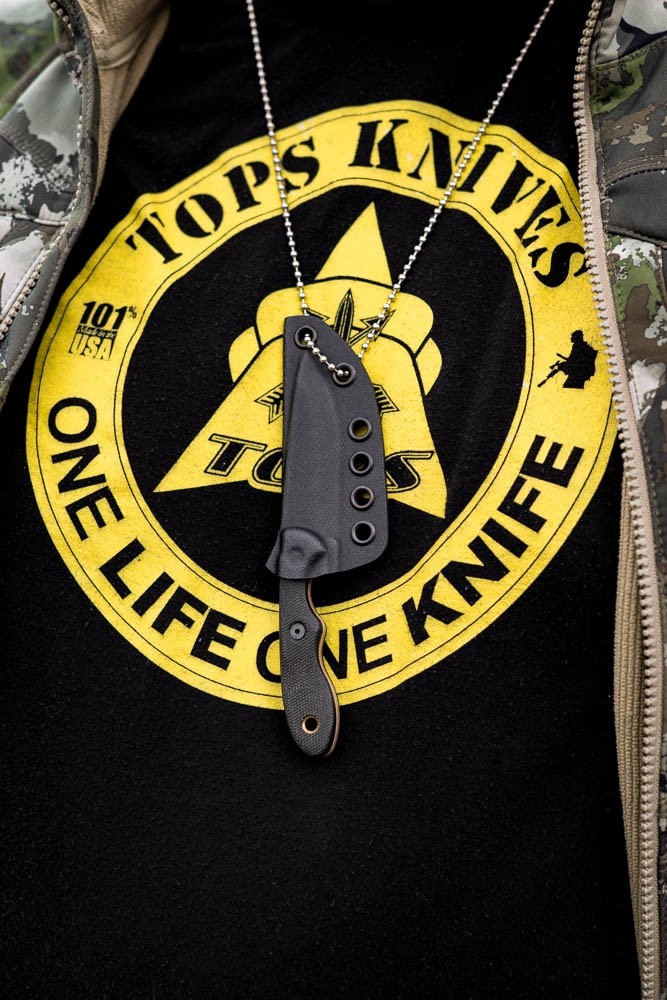 Mini Scandi Survival Knife - TOPS Knives Tactical OPS USA