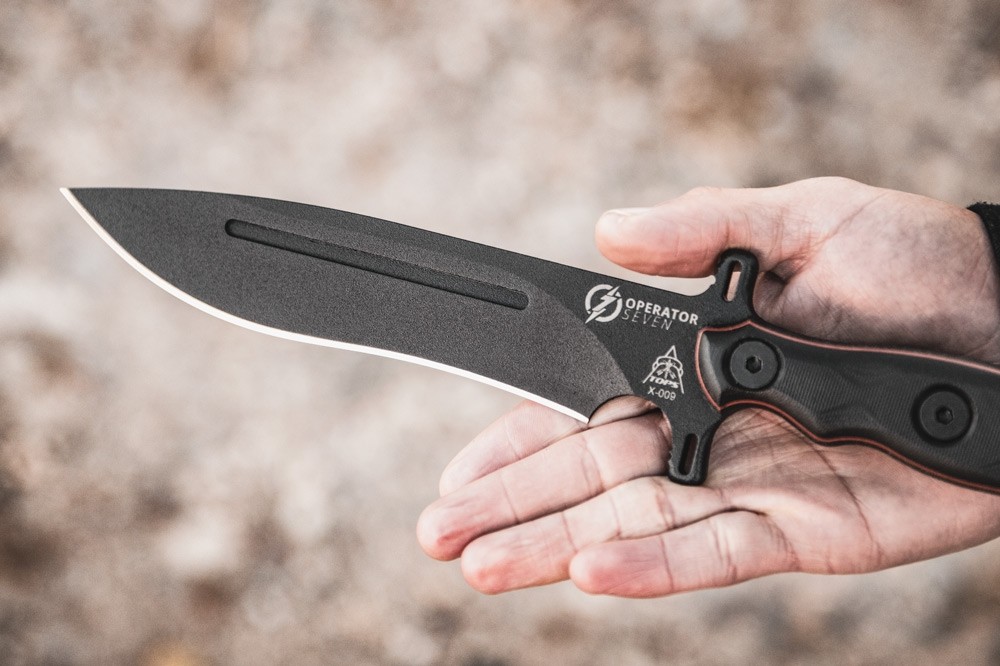 Operator 7 Blackout Edition Knife - TOPS Knives Tactical OPS USA