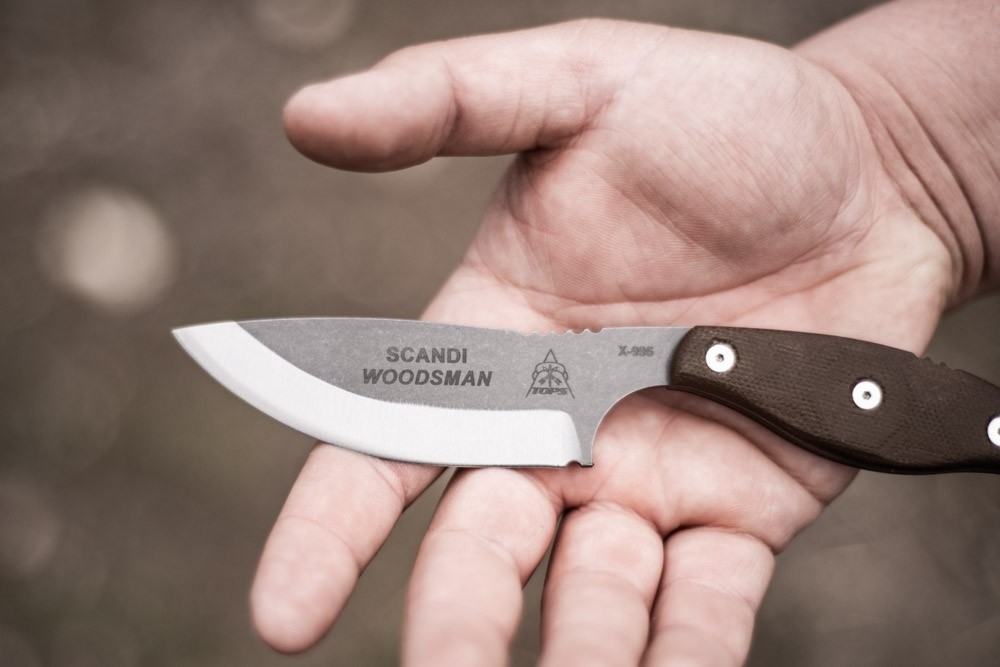 Scandi Woodsman Knife - TOPS Knives Tactical OPS USA