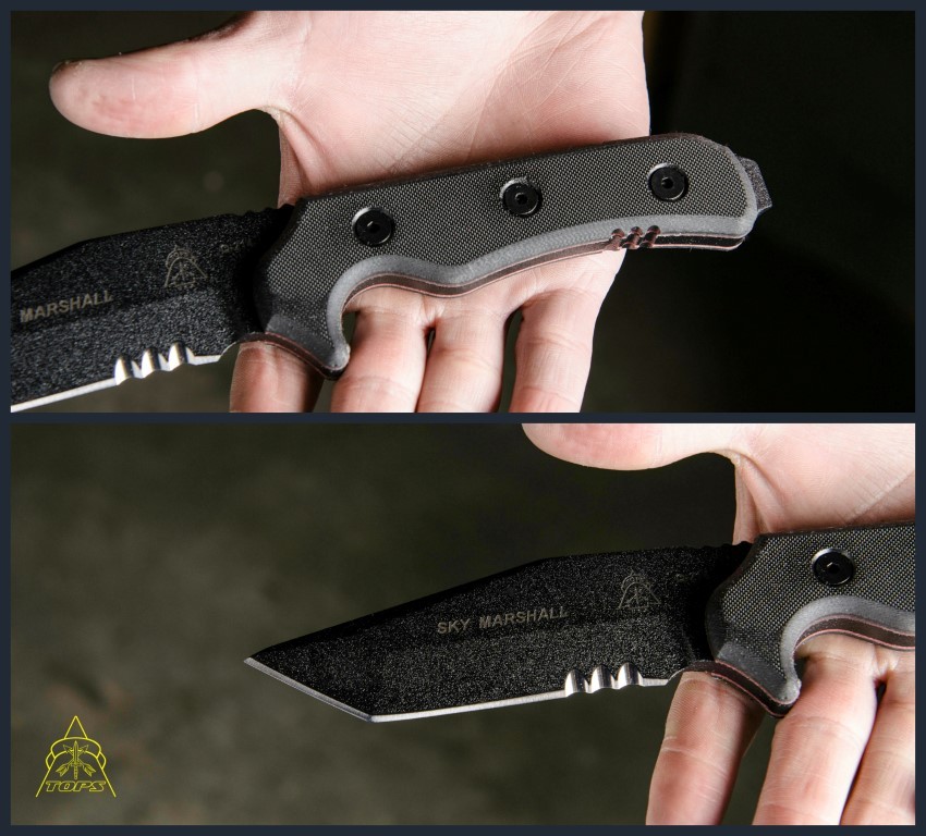 Sky Marhall Tanto Point Knife - TOPS Knives Tactical OPS USA