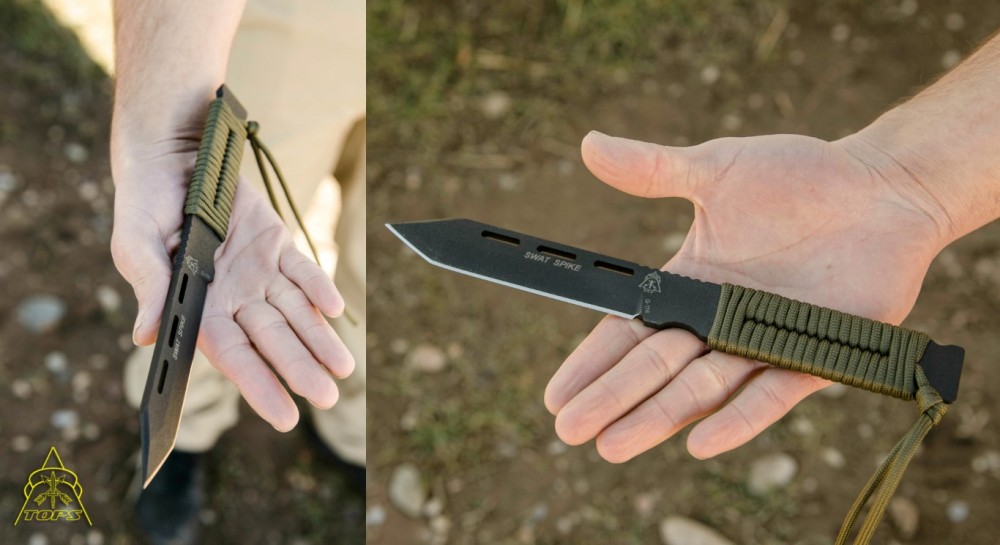 SWAT Spike Tanto Point Paracord Knife - TOPS Knives Tactical OPS USA