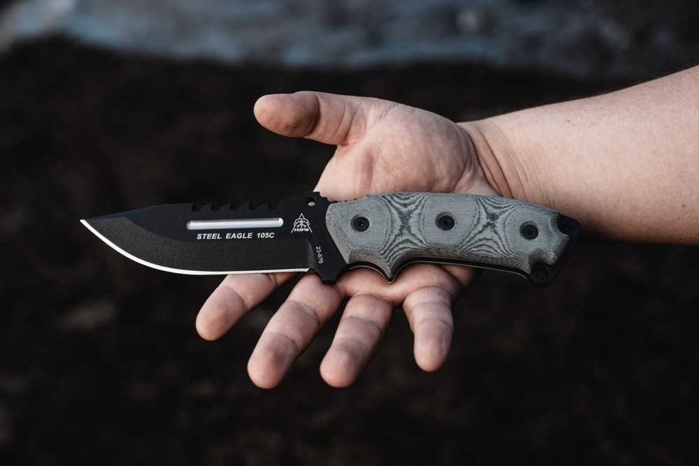 Steel Eagle 105C Knife - TOPS Knives - High-Quality, Durable, American ...