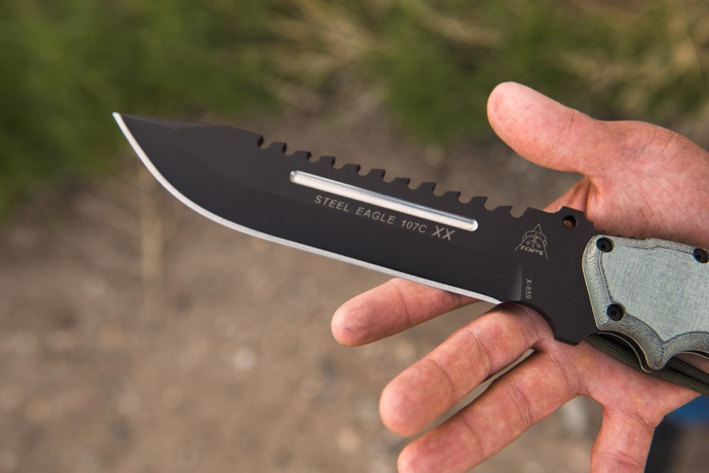 Steel Eagle 107C XX Knife - TOPS Knives Tactical OPS USA