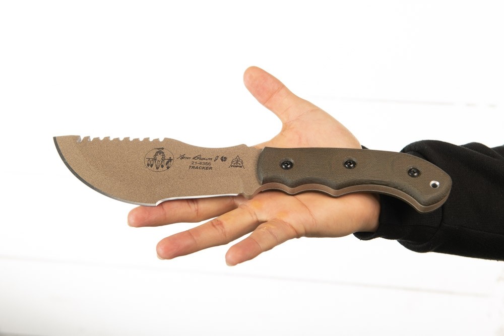 Tom Brown Tracker Coyote Tan Knife - TOPS Knives Tactical OPS USA