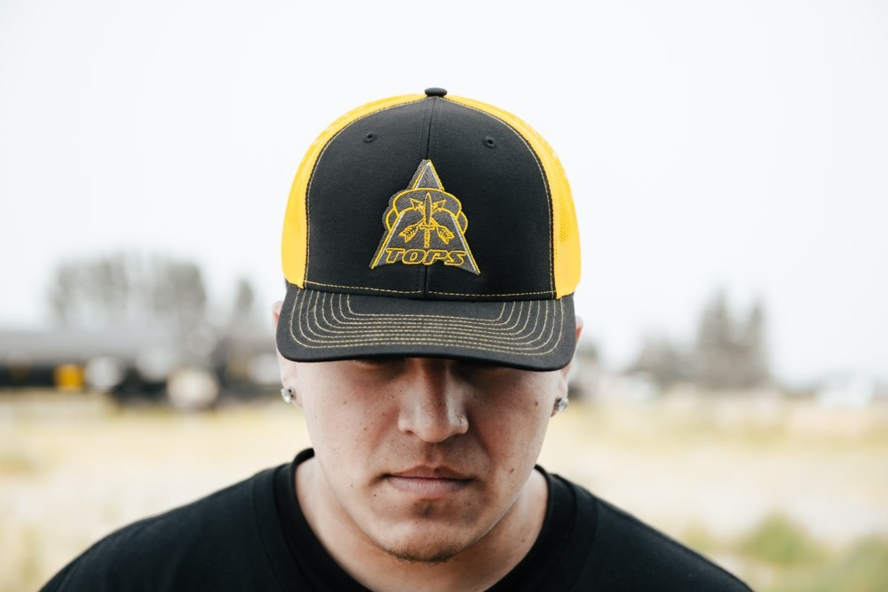 Yellow Black Cap