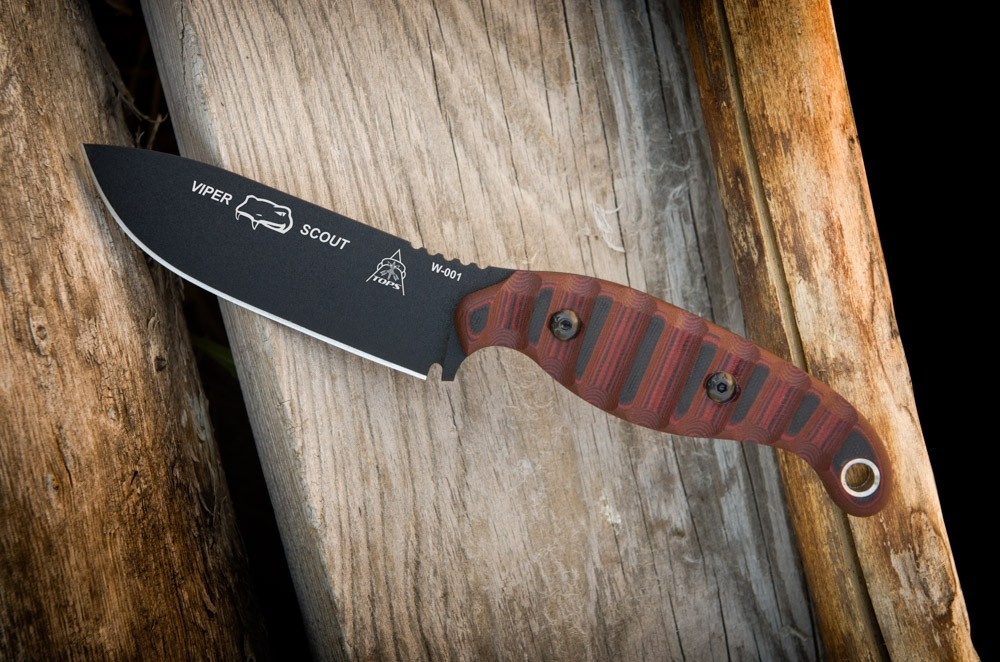 Viper Scout Red Knife - TOPS Knives Tactical OPS USA