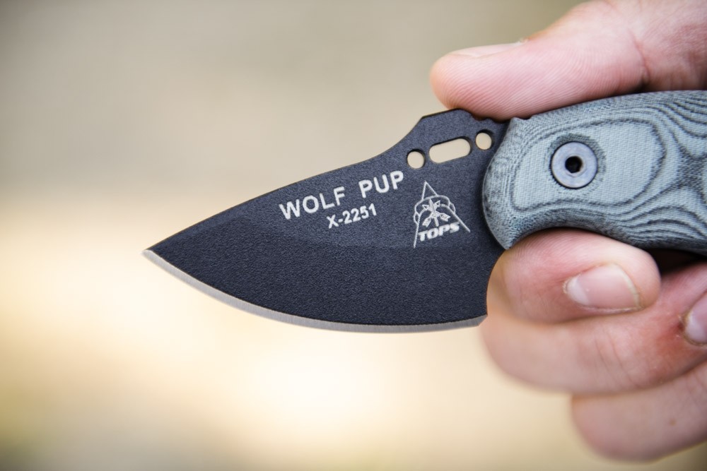 Wolf Pup Knife - TOPS Knives Tactical OPS USA