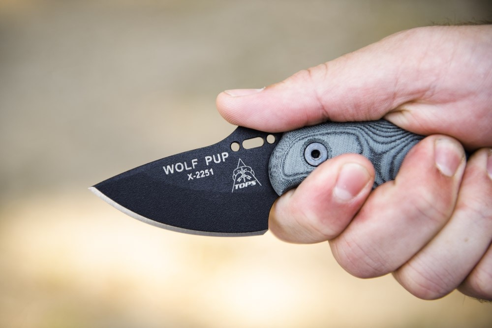 Wolf Pup Knife - TOPS Knives Tactical OPS USA