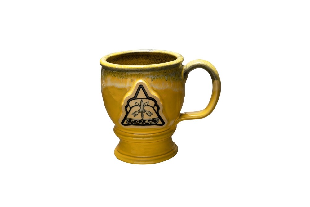TOPS Coffee Mug 16oz Yellow - TOPS Knives Tactical OPS USA